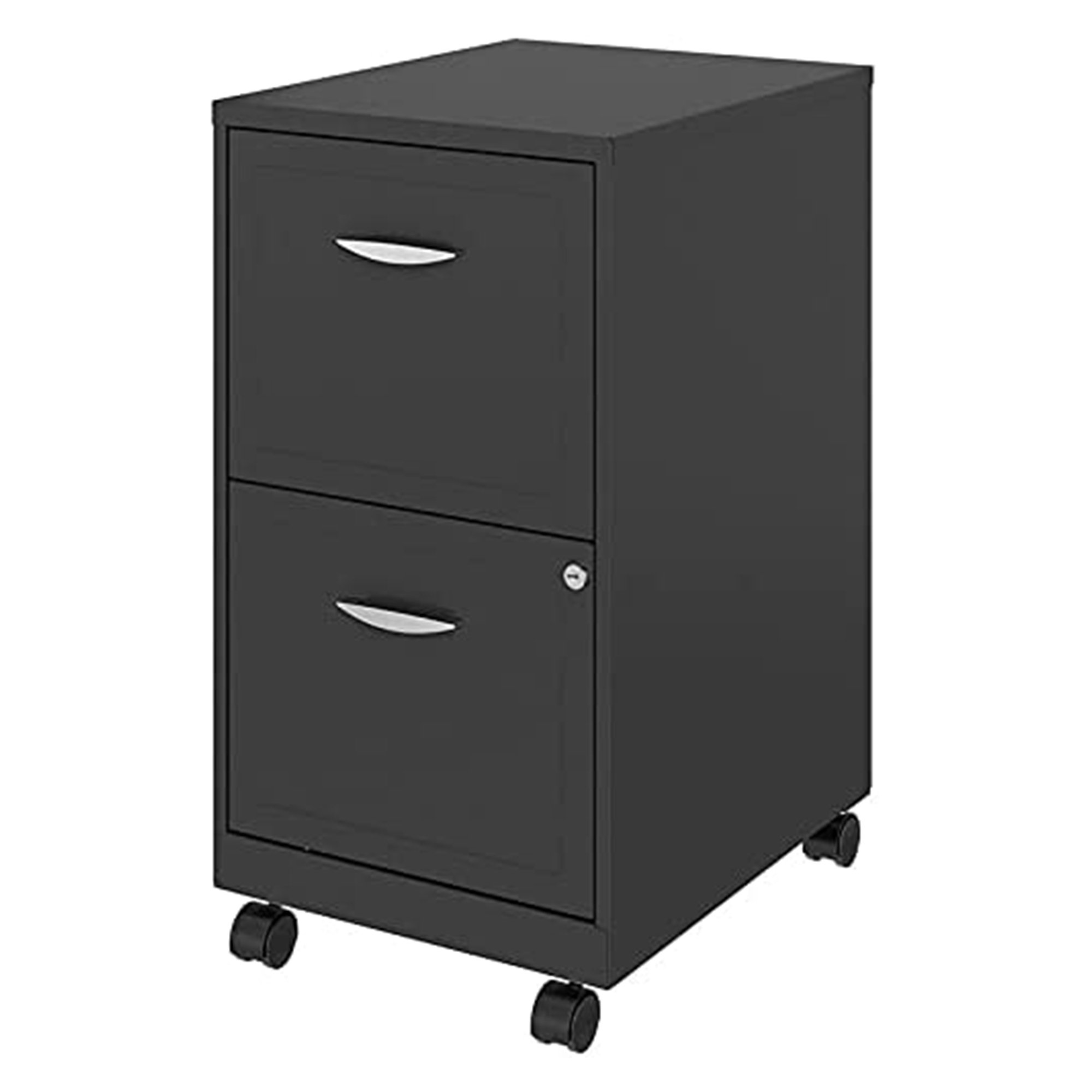 Space Solutions 14.25'' Wide 2 -Drawer Mobile Steel File Cabinet ...