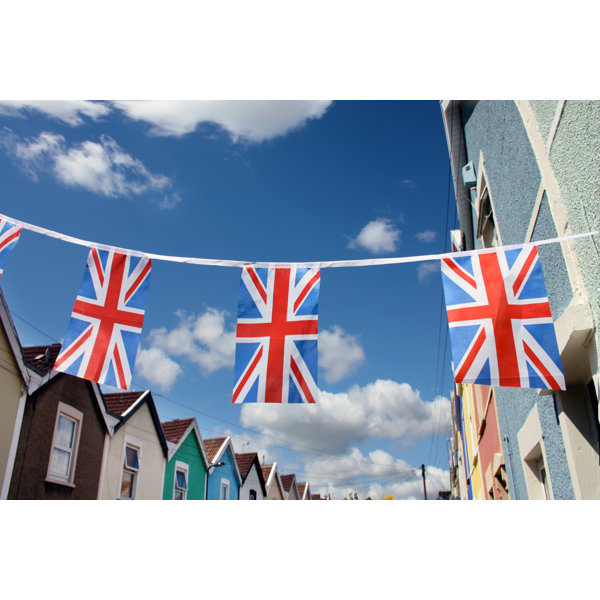Ebern Designs British Jubilee Bunting - Wrapped Canvas Print | Wayfair ...