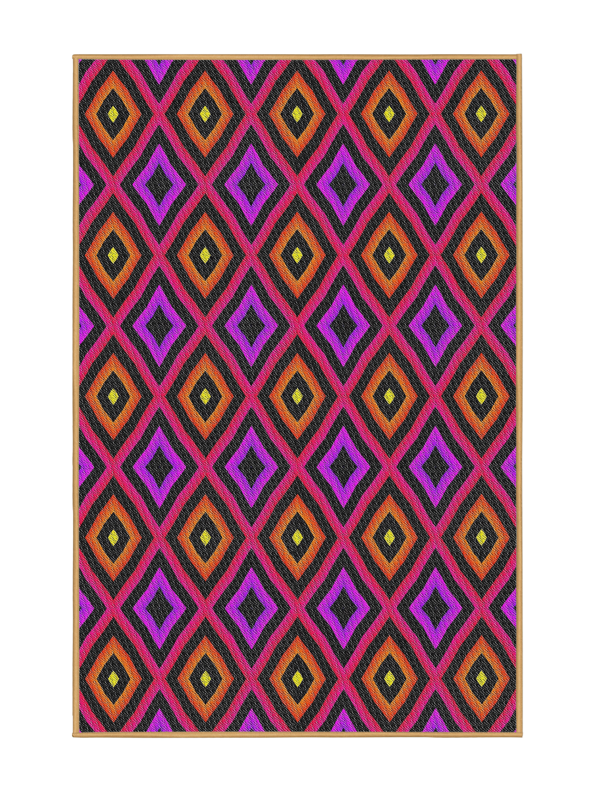 Corrigan Studio® Petree Geometric Purple Area Rug | Wayfair