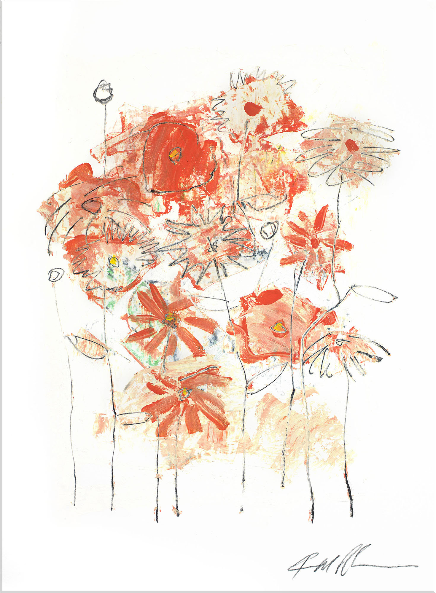 RFA Decor Flowers from the Garden 2 by Robert Robinson - Wrapped Canvas ...