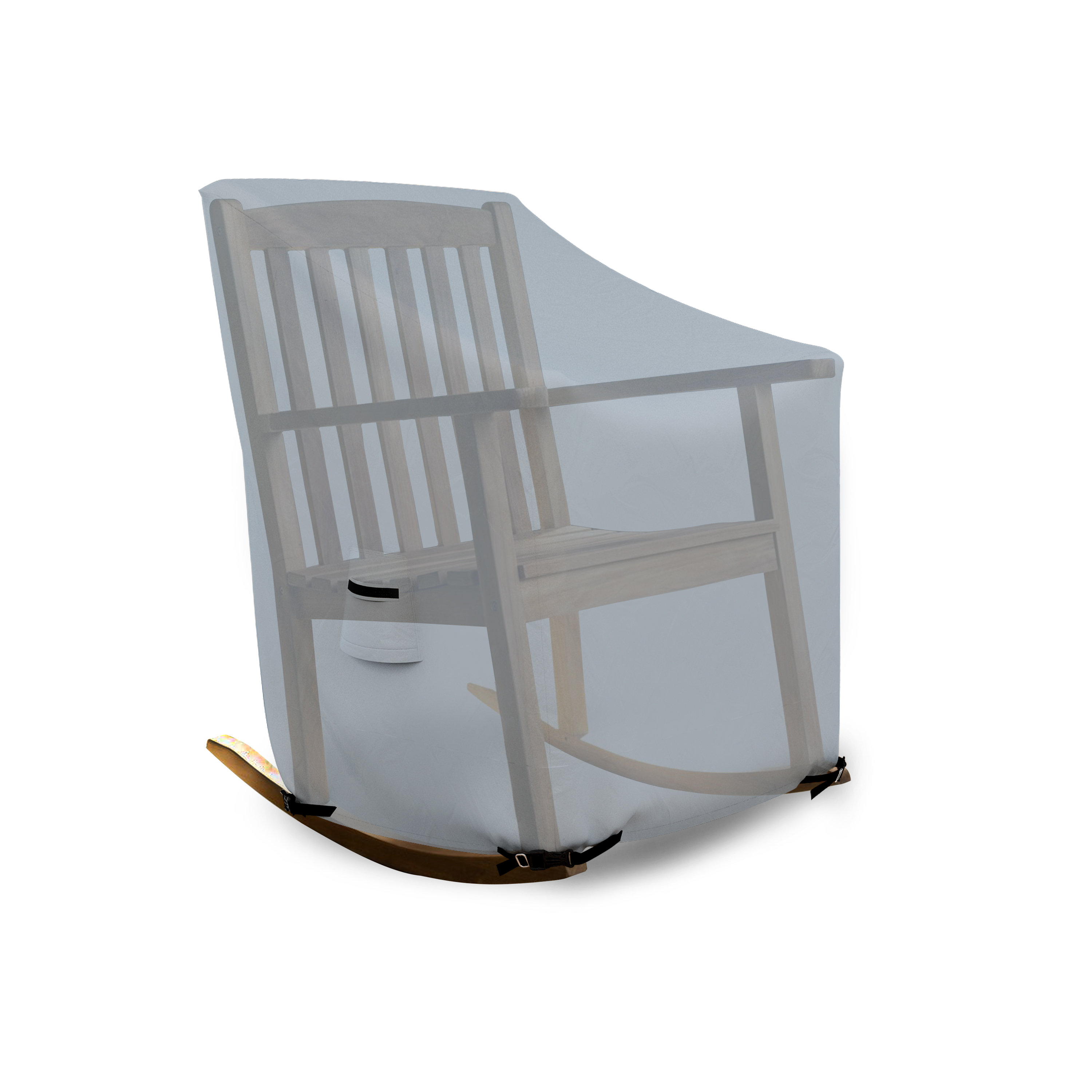 Latitude Run® Heavy-Duty Rocking Chair Cover, 18 OZ UV Resistant Patio ...