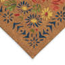 The Holiday Aisle® Yusuke Block Print Flowers Outdoor Mat Multi | Wayfair