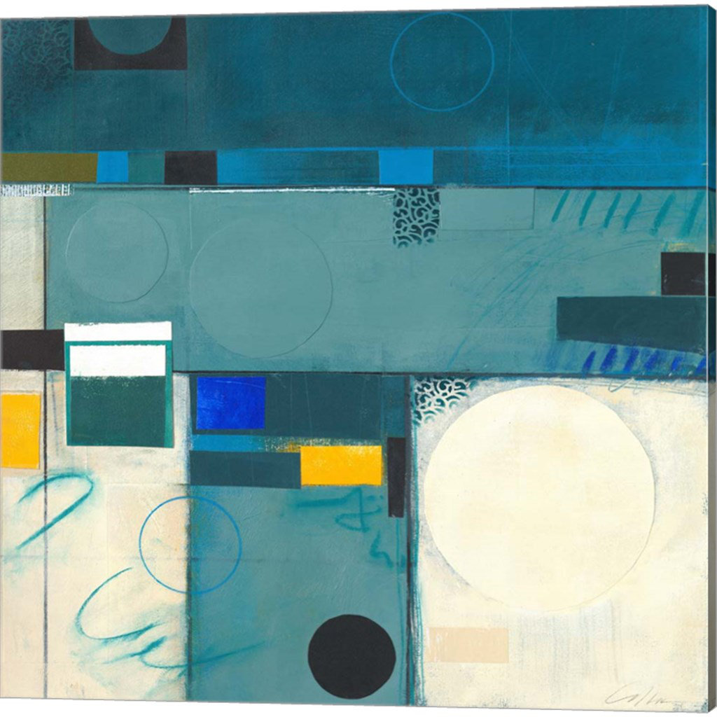 Orren Ellis Calypso Blue By Deborah Colter, Canvas Art (Set Of 2) | Wayfair