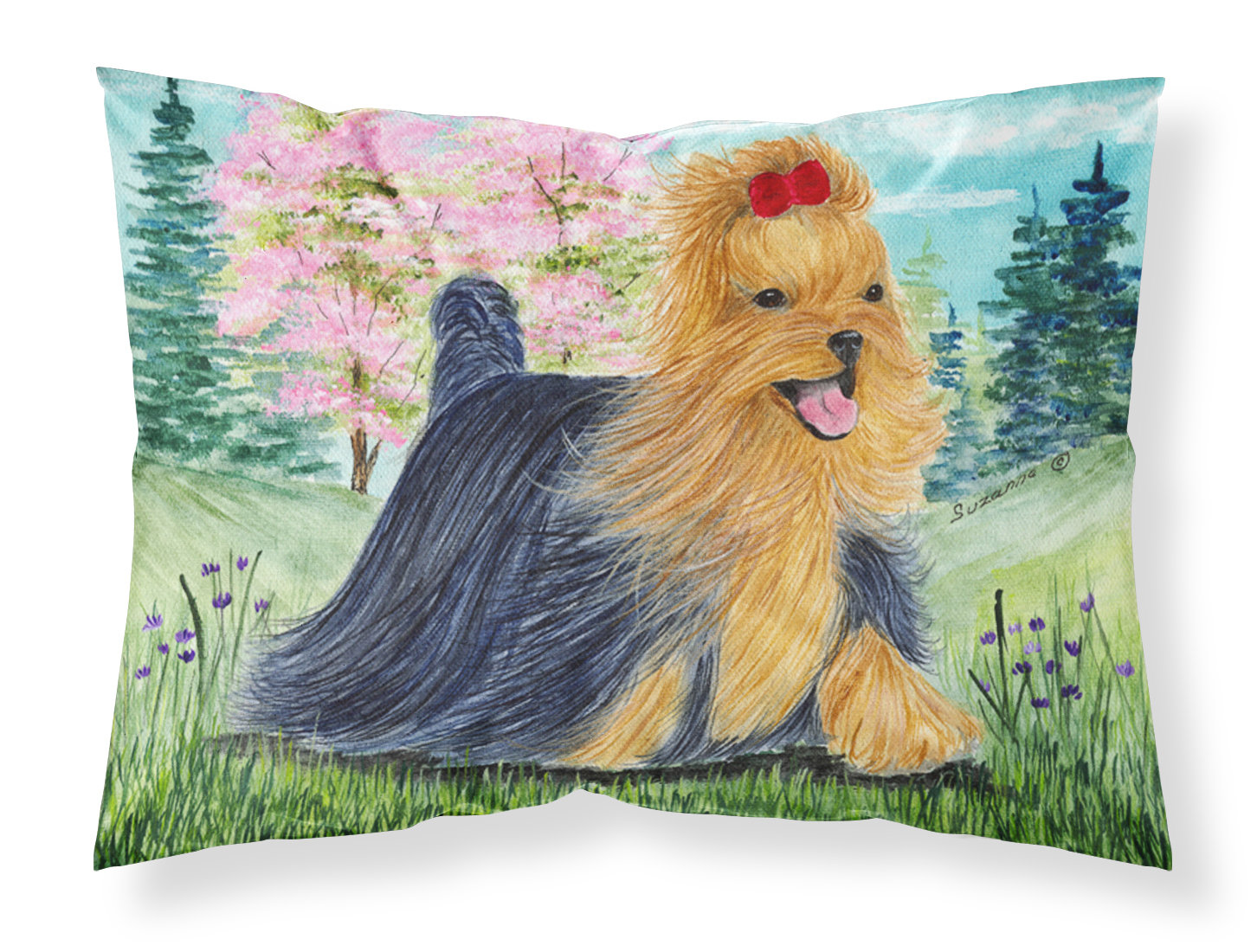 Caroline's Treasures Yorkie Moisture Wicking Pillowcase | Wayfair