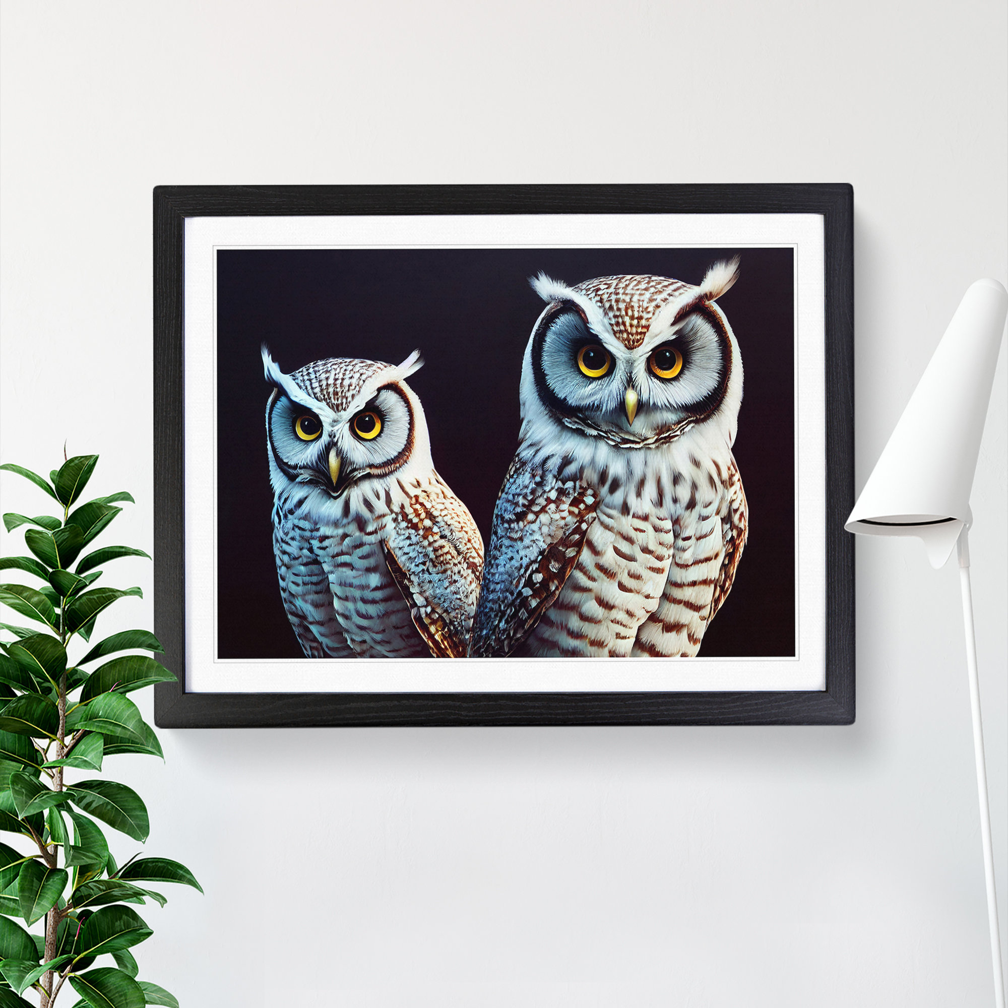 Alpen Home Owl Face - Picture Frame Graphic Art | Wayfair.co.uk