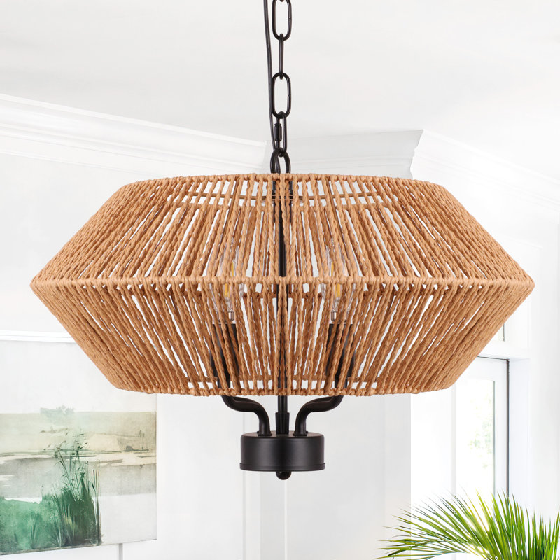 Bay Isle Home™ Fredericka 4 - Light Dimmable Geometric Chandelier | Wayfair
