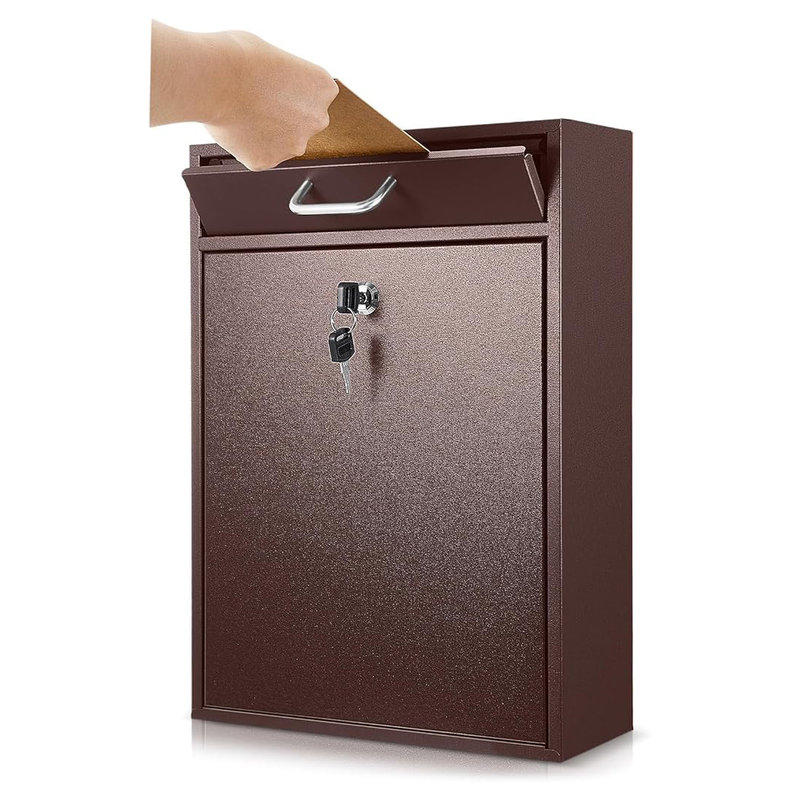 Trazla Metal Wall Mounted Mailbox | Wayfair