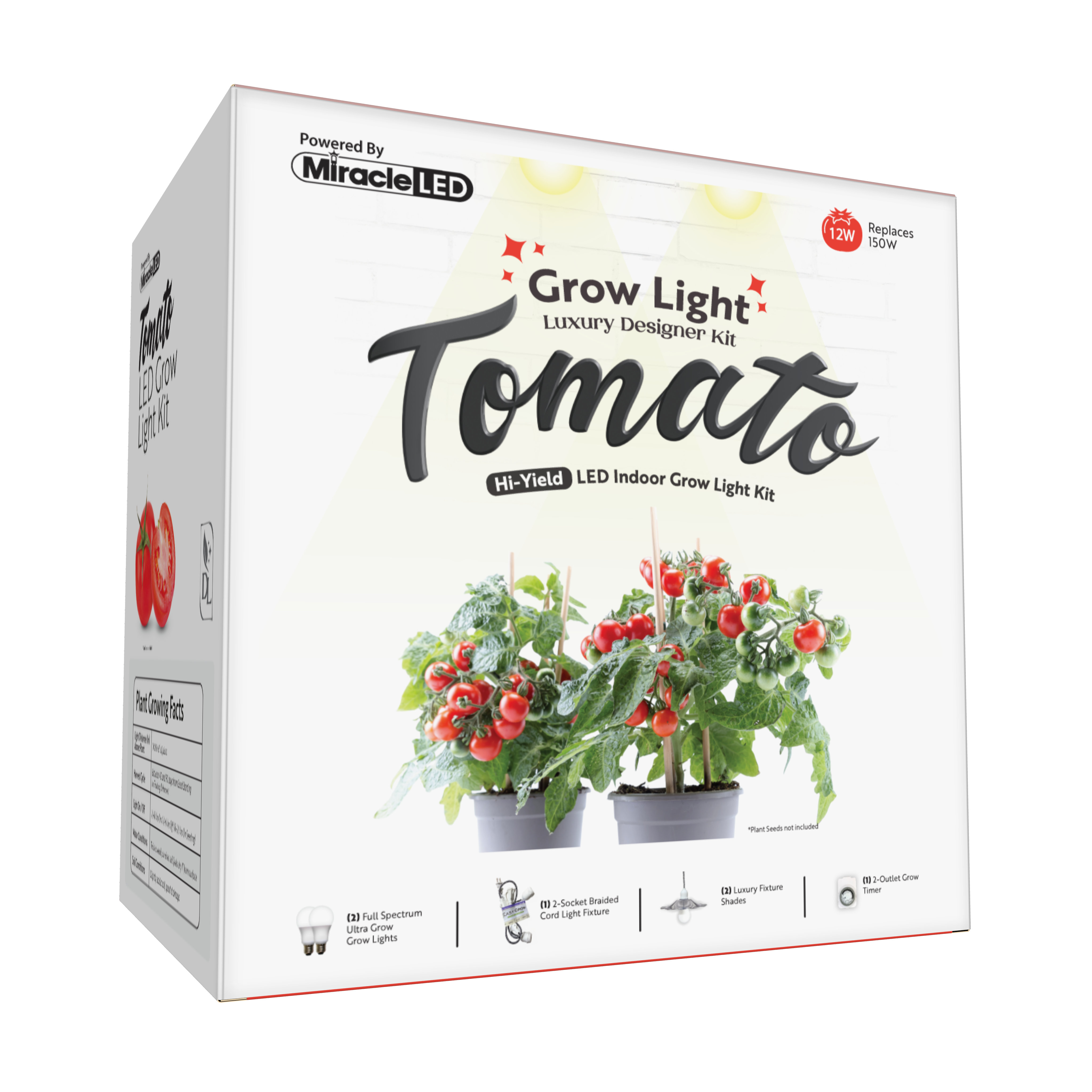 Miracle LED Tomato Grow Light Kit 365 (Fruits / Vegetables) | Wayfair