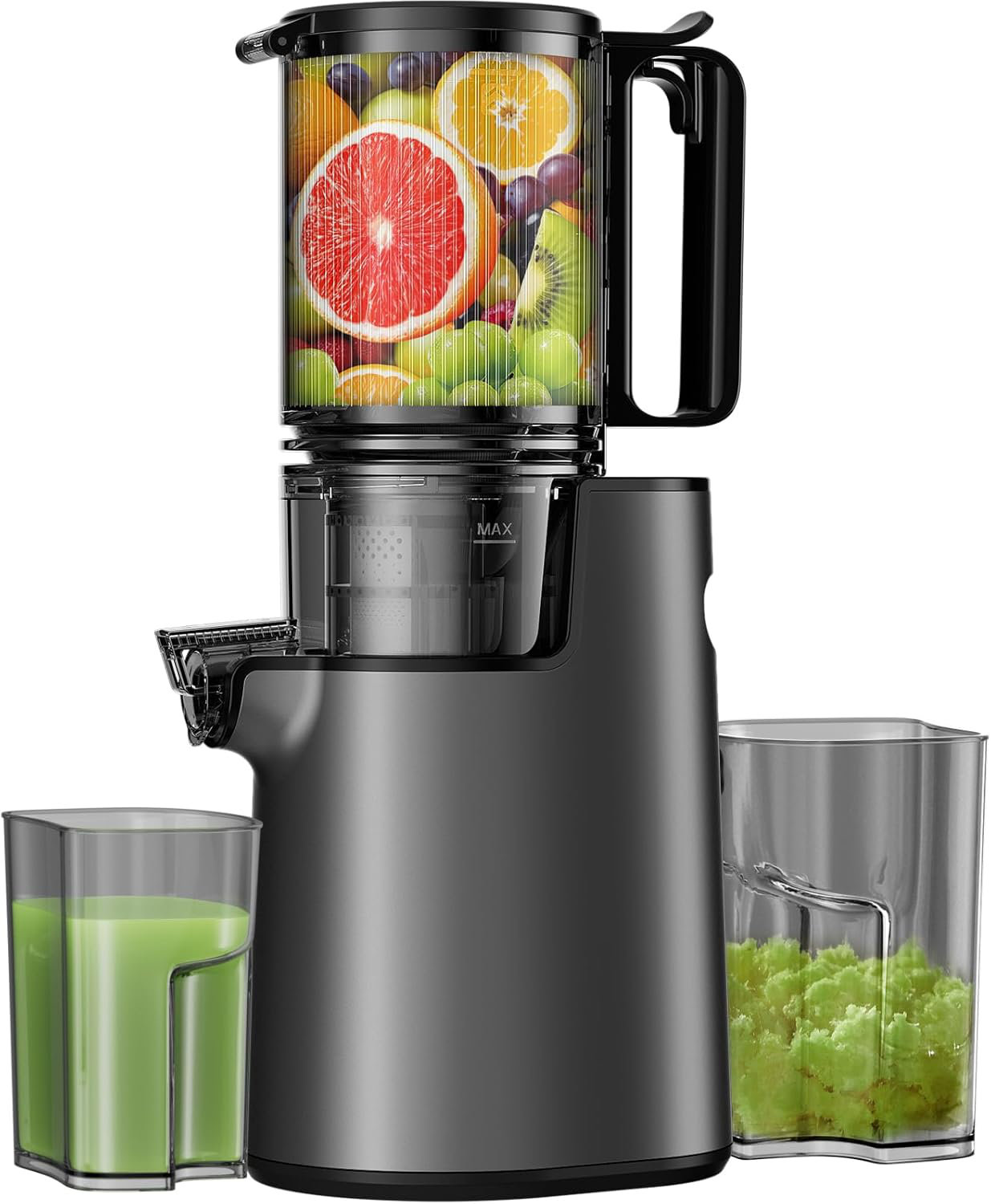 Raemao Cold Press Juicer,Slow Masticating Juicer Machines,350W Juice ...