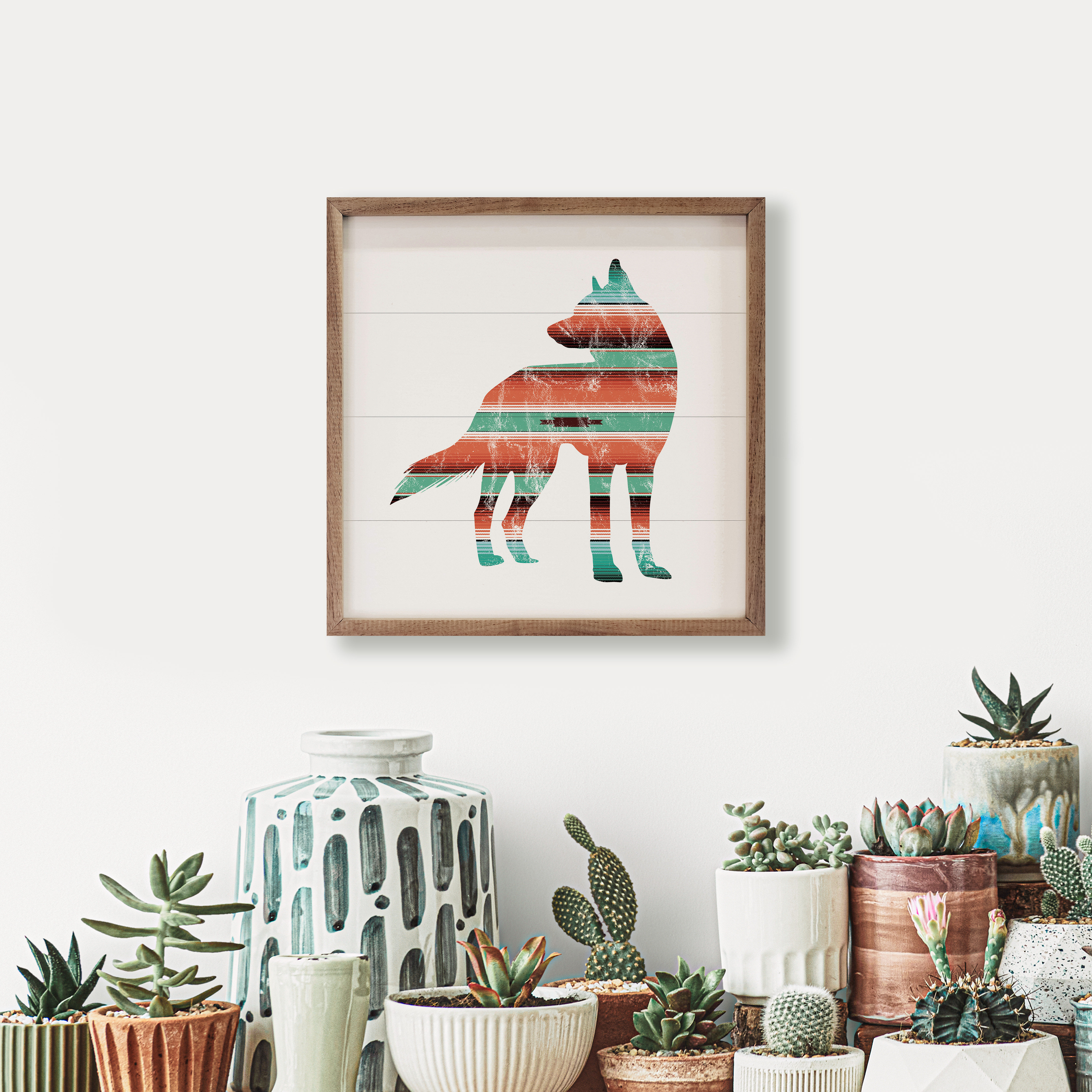 Millwood Pines Pattern Tribal Coyote | Wayfair