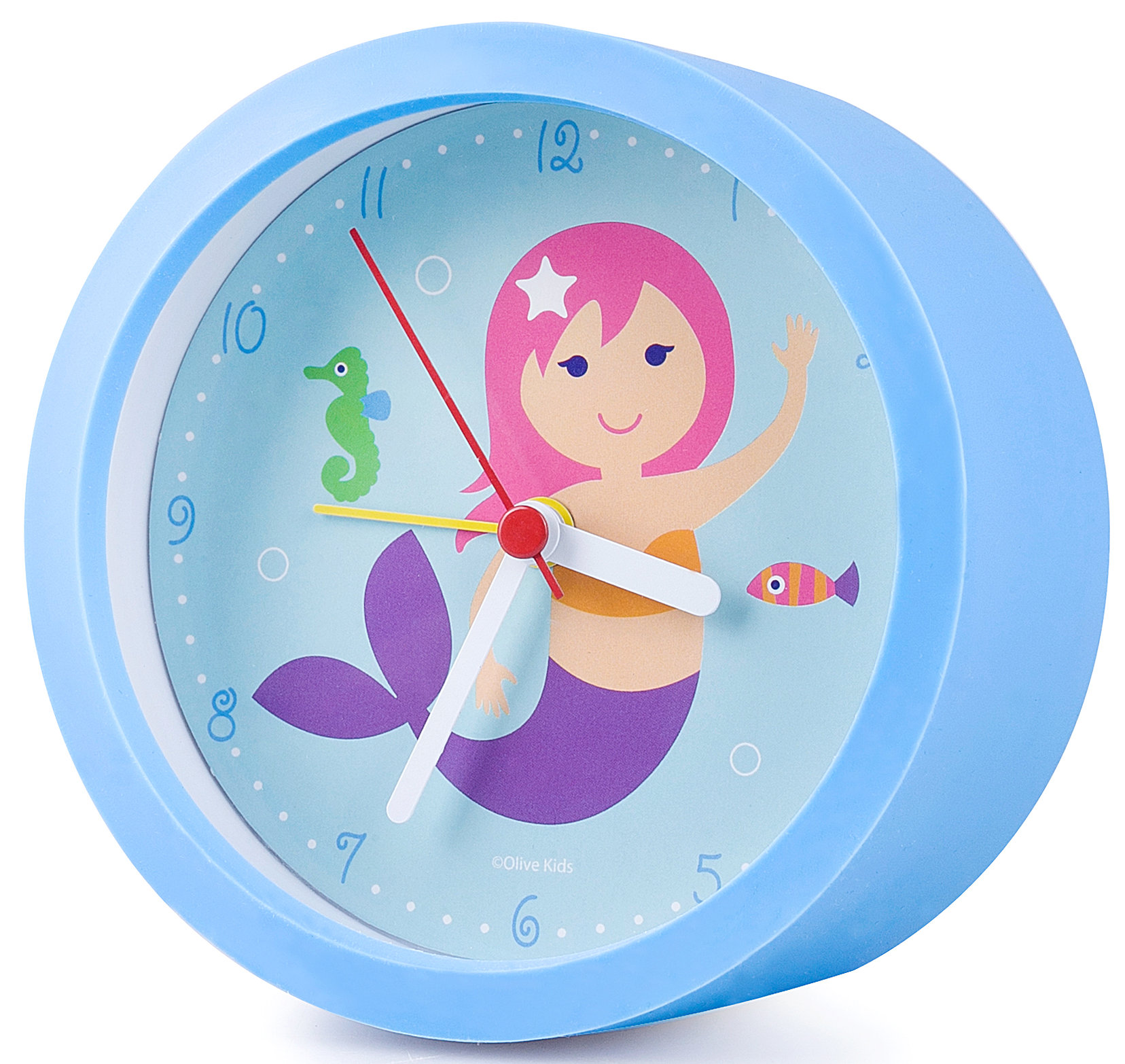 Wildkin Mermaids Analog Quartz Movement / Crystal Tabletop Clock with ...