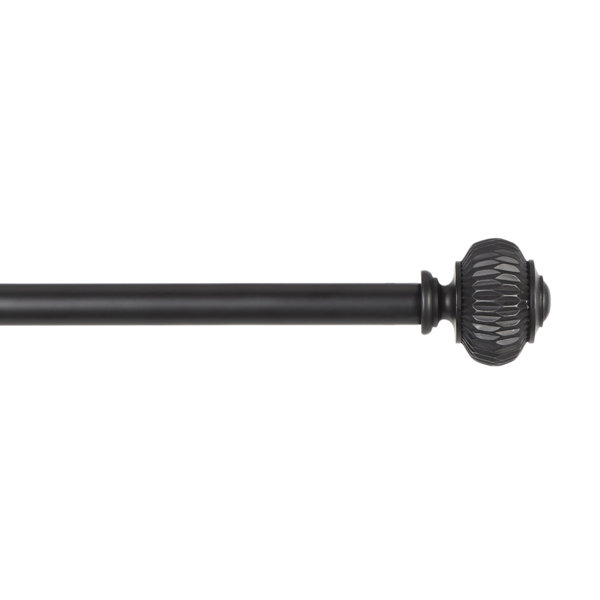 Lauren Ralph Lauren Adjustable Overall Width Single Curtain Rod ...