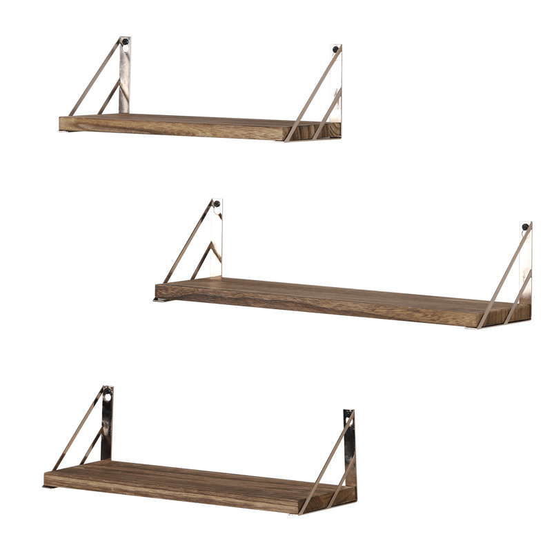 Loon Peak Belle-Isle 3 Piece Floating Shelf - Wayfair Canada