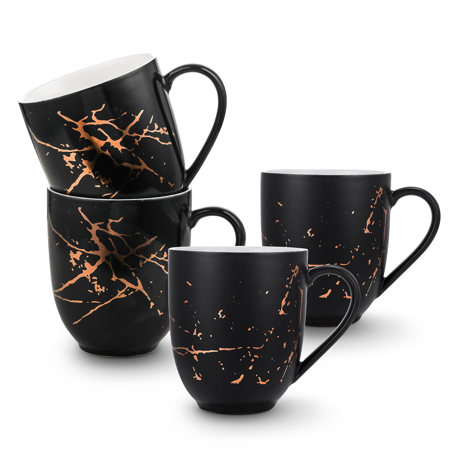 Stone Lain Zora 4-Piece Mug Set Porcelain | Wayfair