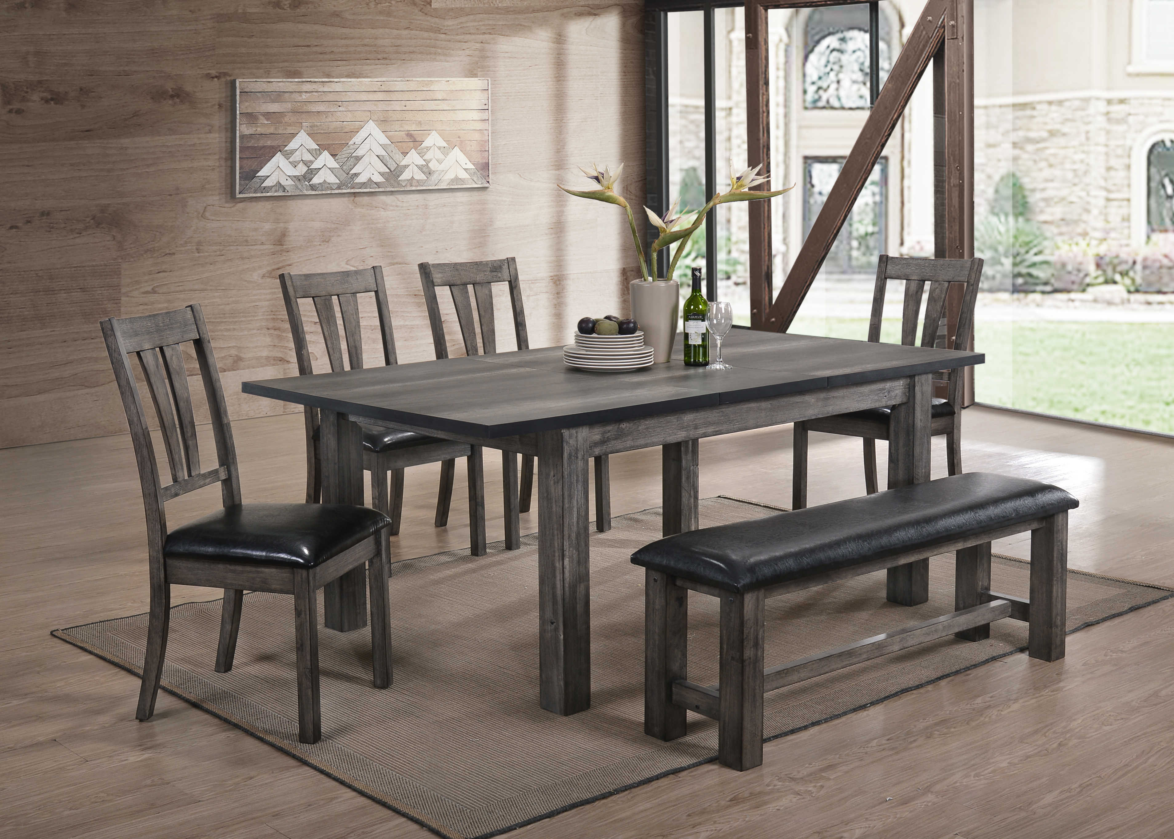 Loon Peak® Okamoto Solid Oak Dining Set & Reviews | Wayfair
