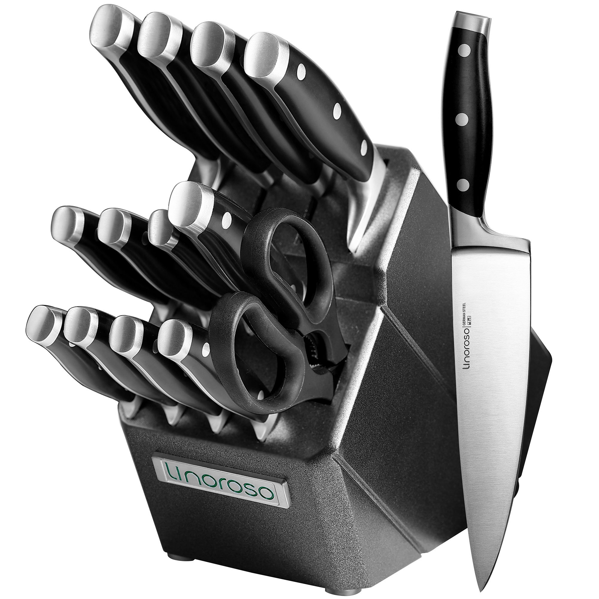 Linoroso 13 Piece Kitchen Knife Set | Wayfair