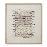 Amber Lewis x Loloi Sutter Silver / Ivory 3'-2" x 3'-6" Wall Art ...