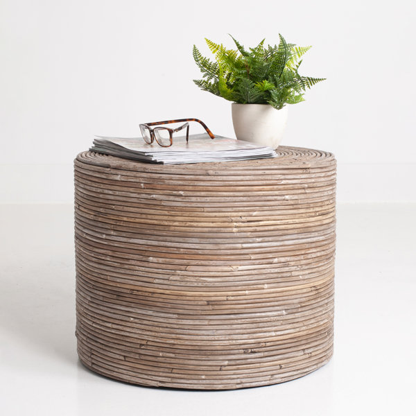Sand & Stable™ Bodrum Rattan Ottoman & Reviews | Wayfair