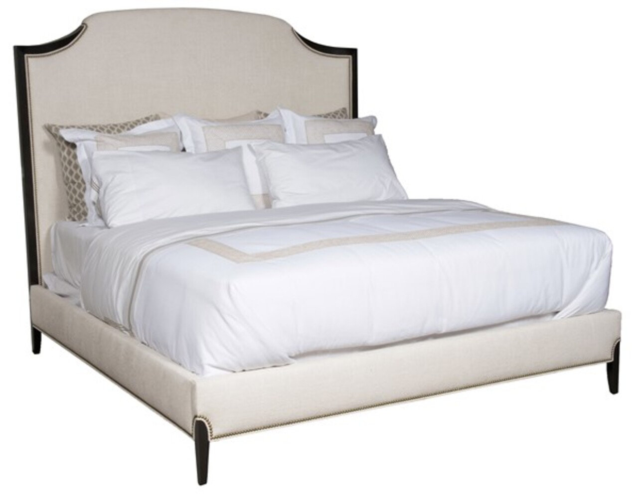 Vanguard Furniture Lillet California King Upholstered Low Profile Panel ...
