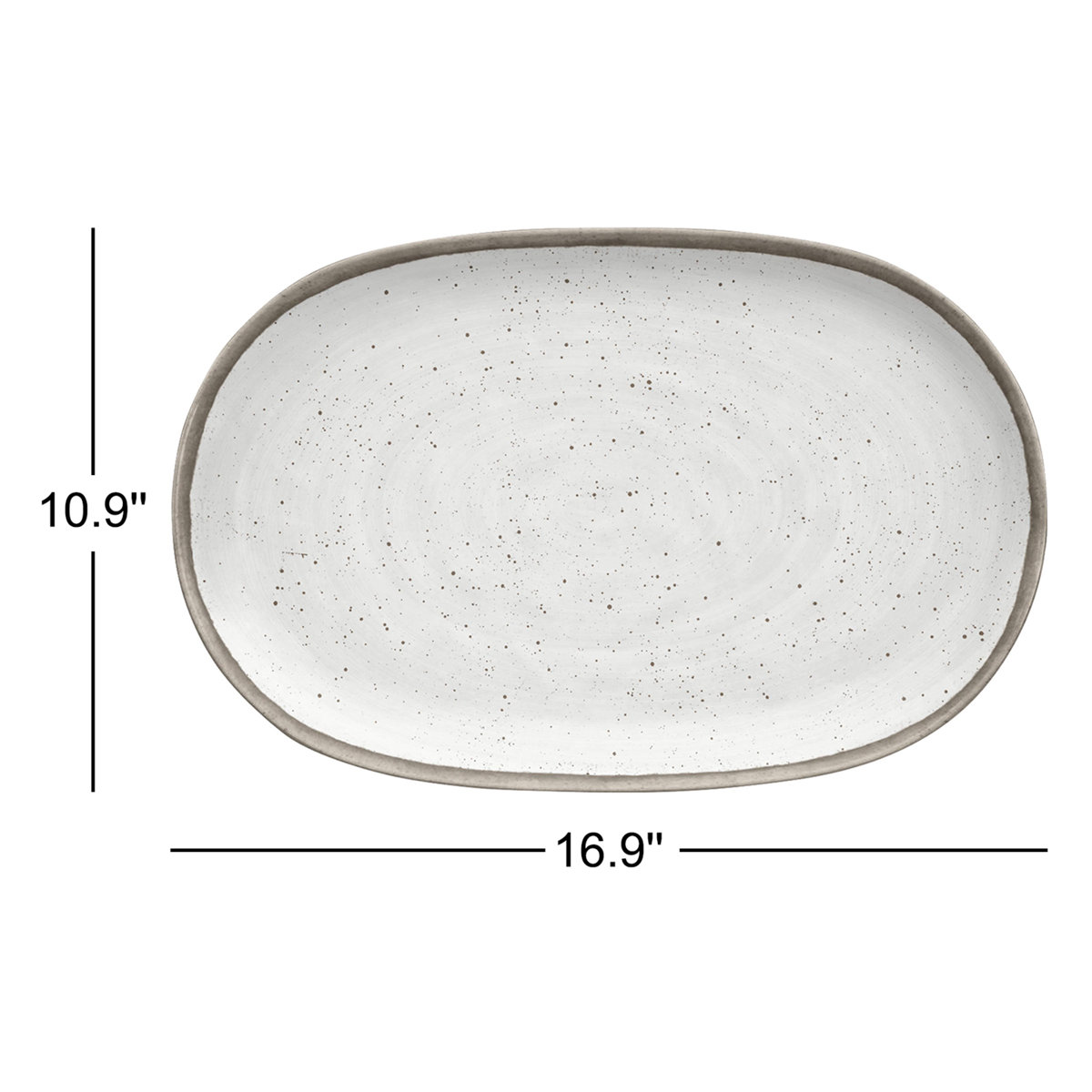 RE/FINE™ Laya Speckled Melamine Serving Platter & Reviews | Joss & Main