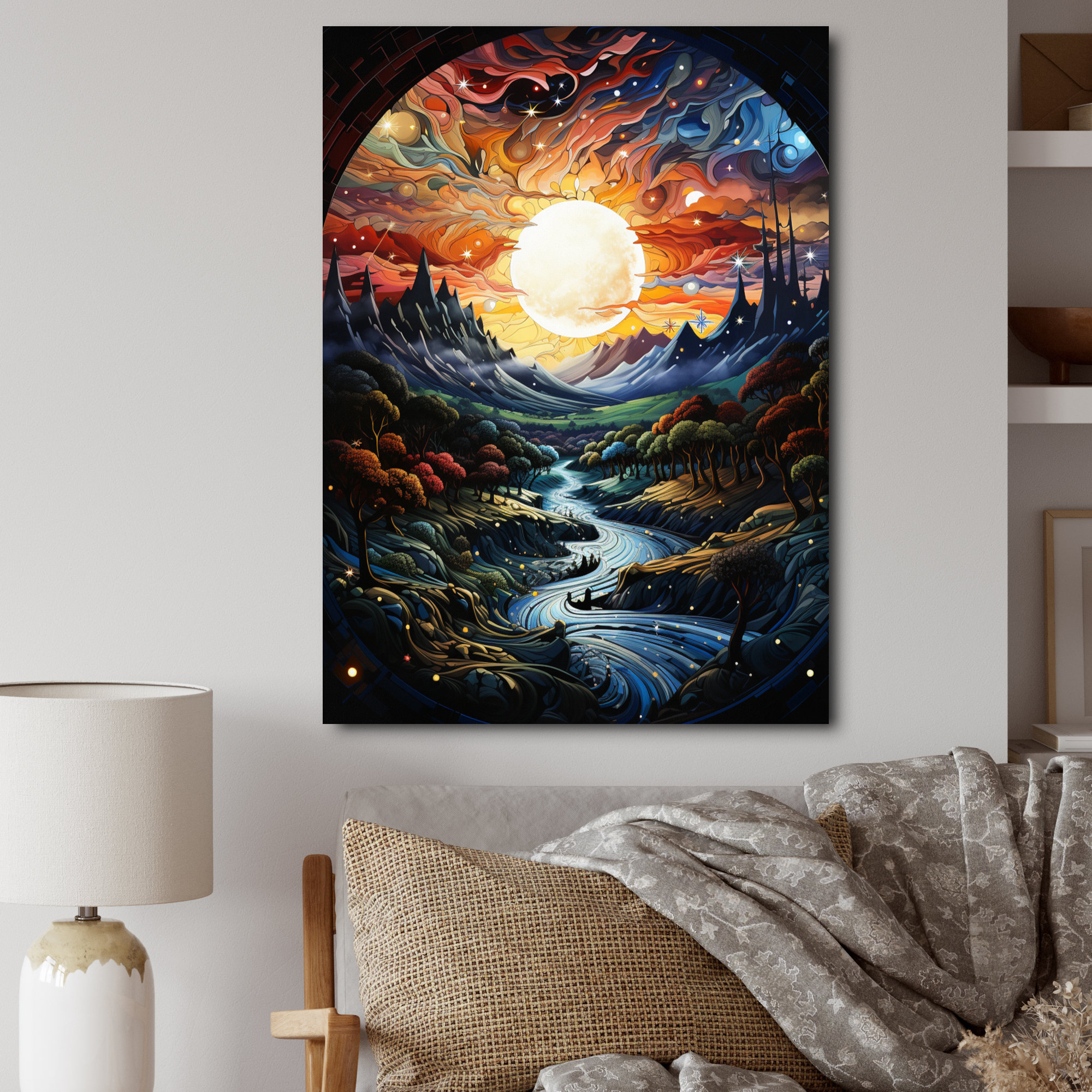 Millwood Pines Azaylea Astrology Mystic Horizons Surrealism II Framed ...