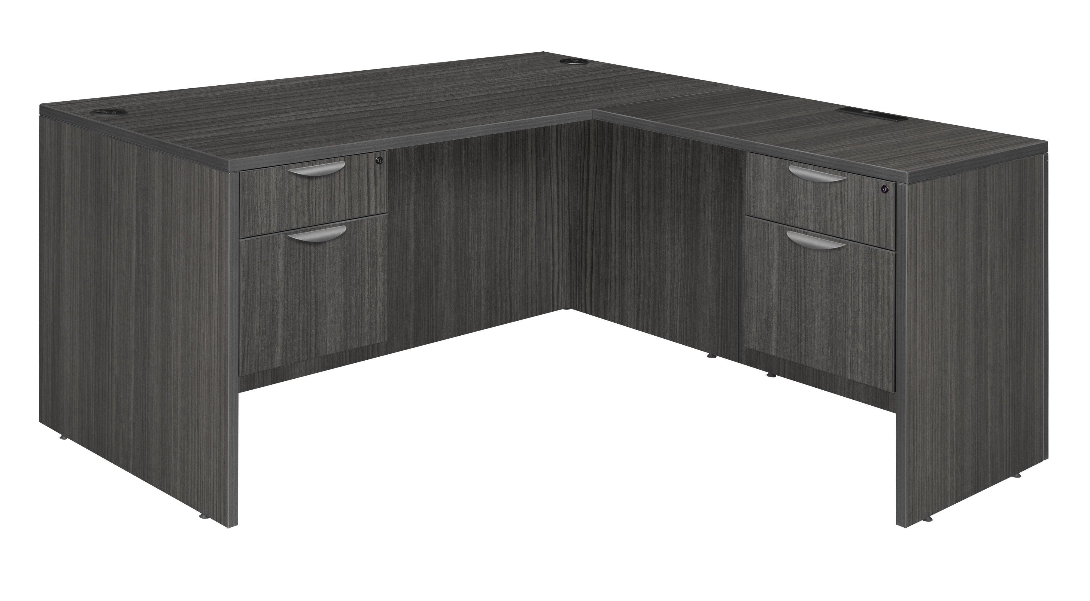 Regency Legacy L Desk with Double Pedestal Drawer Unit | Wayfair