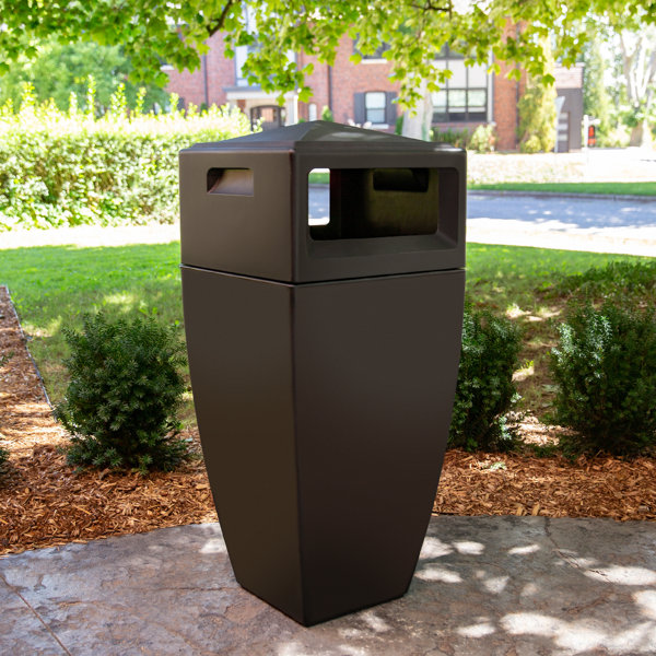 Mayne Inc. Kobi Resin Manual Lift Trash Can - 24 Gallons - Wayfair Canada