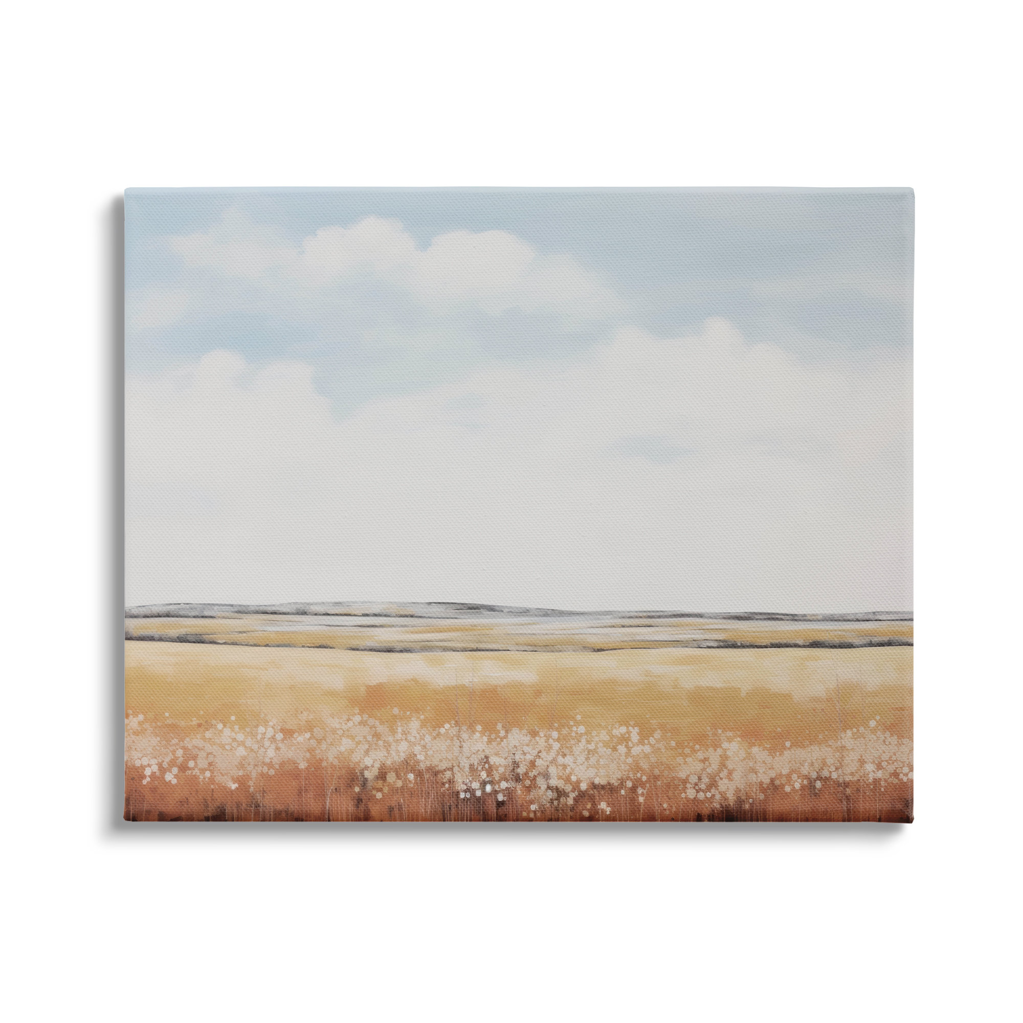 August Grove® Abstract Countryside View On Canvas by Lettered And Lined ...