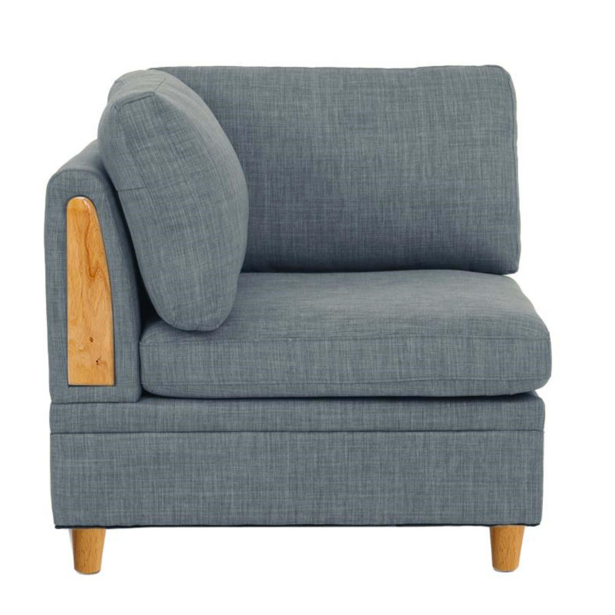 Latitude Run® Living Room Furniture Corner Wedge Dorris Fabric 1Pc ...