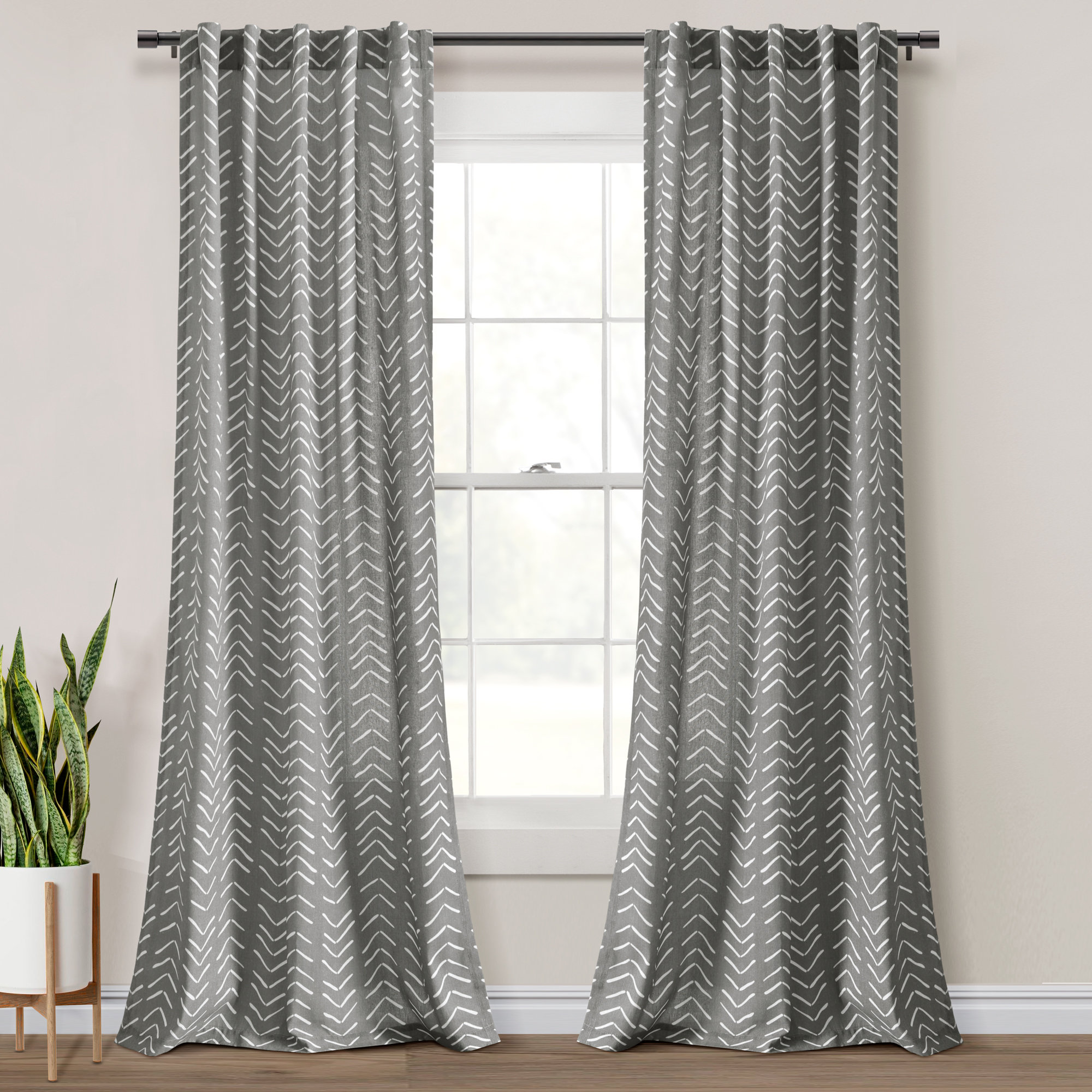 Lush Decor Charing Cotton Blend Curtain & Reviews | Wayfair