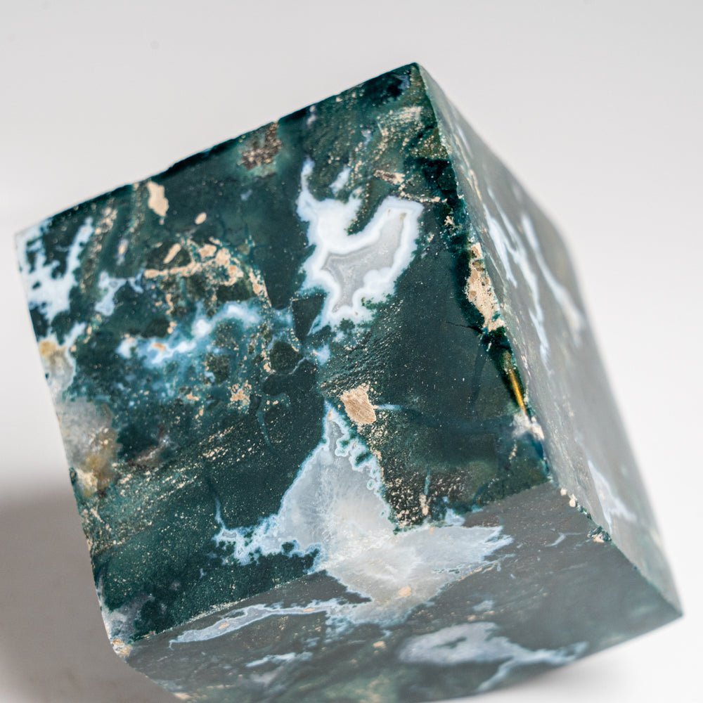 Astro Gallery of Gems Polished Ocean Jasper Cube From Madagascar (.9 ...