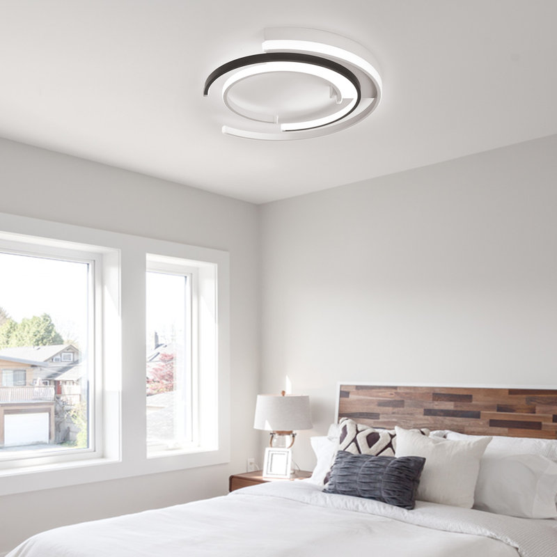 Ivy Bronx Pinard 19.7" Modern Round LED Acrylic Ceiling Light & Reviews ...