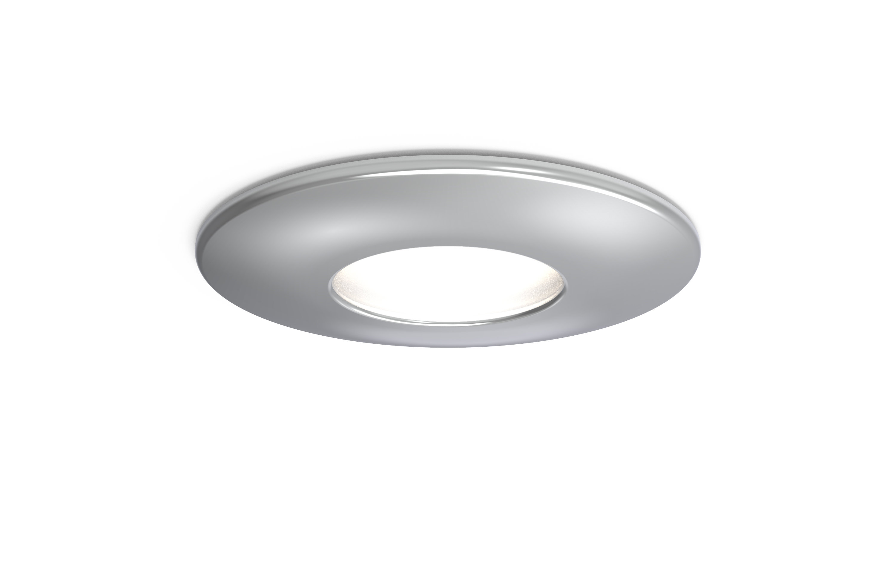 4lite Fire-Rated Indoor Downlight (Chrome) GU10 LED Spotlight with IP65 ...