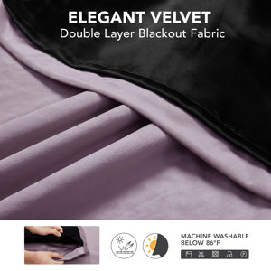 Mercer41 Trenady Polyester Blackout Curtain Pair | Wayfair