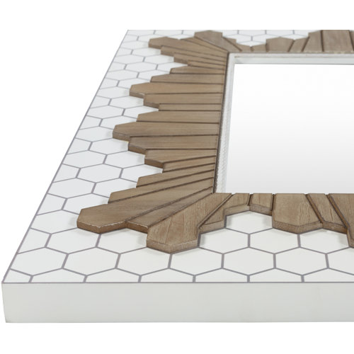 Union Rustic Gertha Rectangle Wood Wall Mirror & Reviews | Wayfair