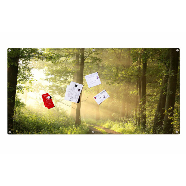 East Urban Home Forest Trees Magnetic Wall Mounted Photo Memo Board ...