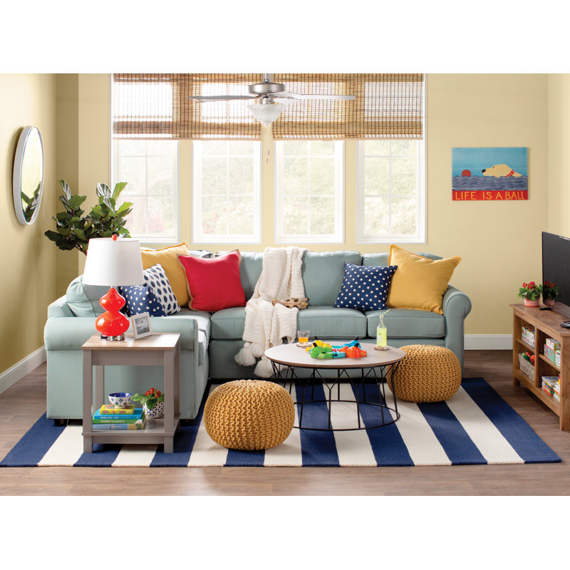 Mistana™ Grimes 20" Wide Round Pouf & Reviews | Wayfair