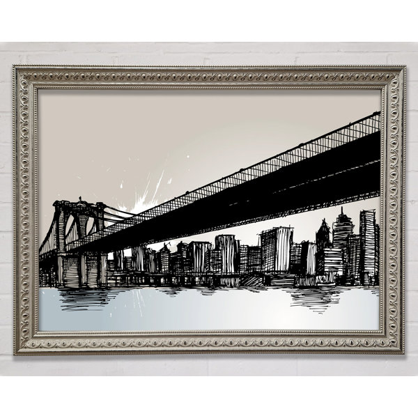 Bright Star Abstract New York City - Single Picture Frame Art Prints ...