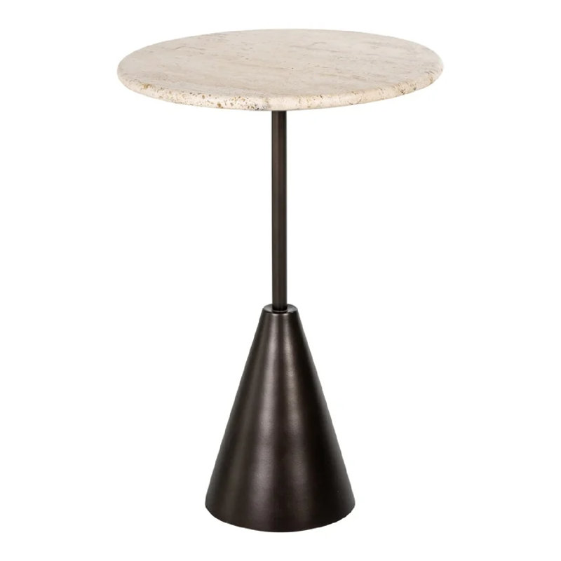 OROA Avalon Stone Pedestal End Table | Wayfair
