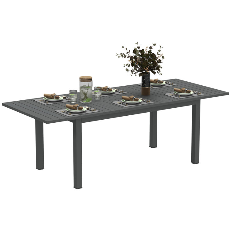 Brayden Studio Extendable Outdoor Dining Table | Wayfair.co.uk