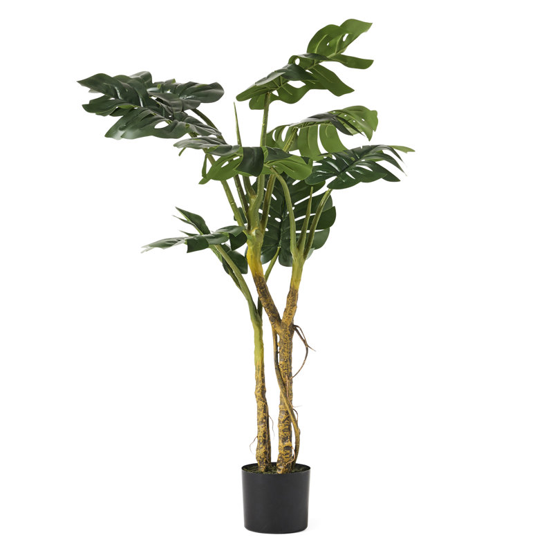 Bay Isle Home™ Iron + Plastic Artificial Tree - 29.24" Wide And Deep ...