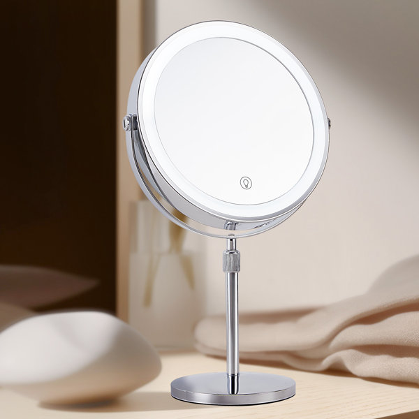 Wrought Studio™ 9"led Lighted 1x/10x Magnifying Vanity Mirror ...