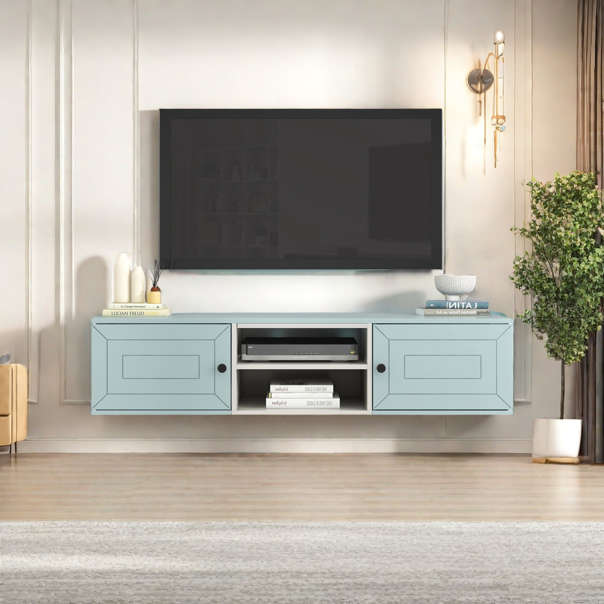 Winston Porter Synthea 53.1'' Media Console | Wayfair