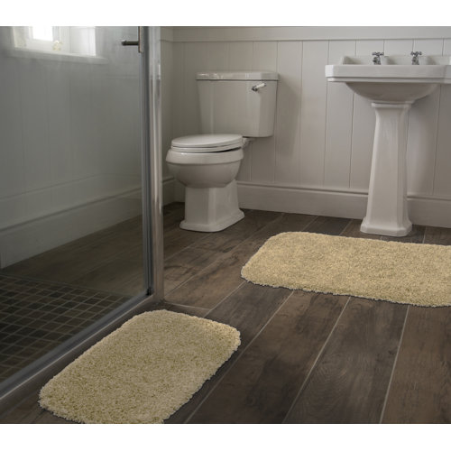 Beige Bath Rugs & Mats You'll Love | Wayfair