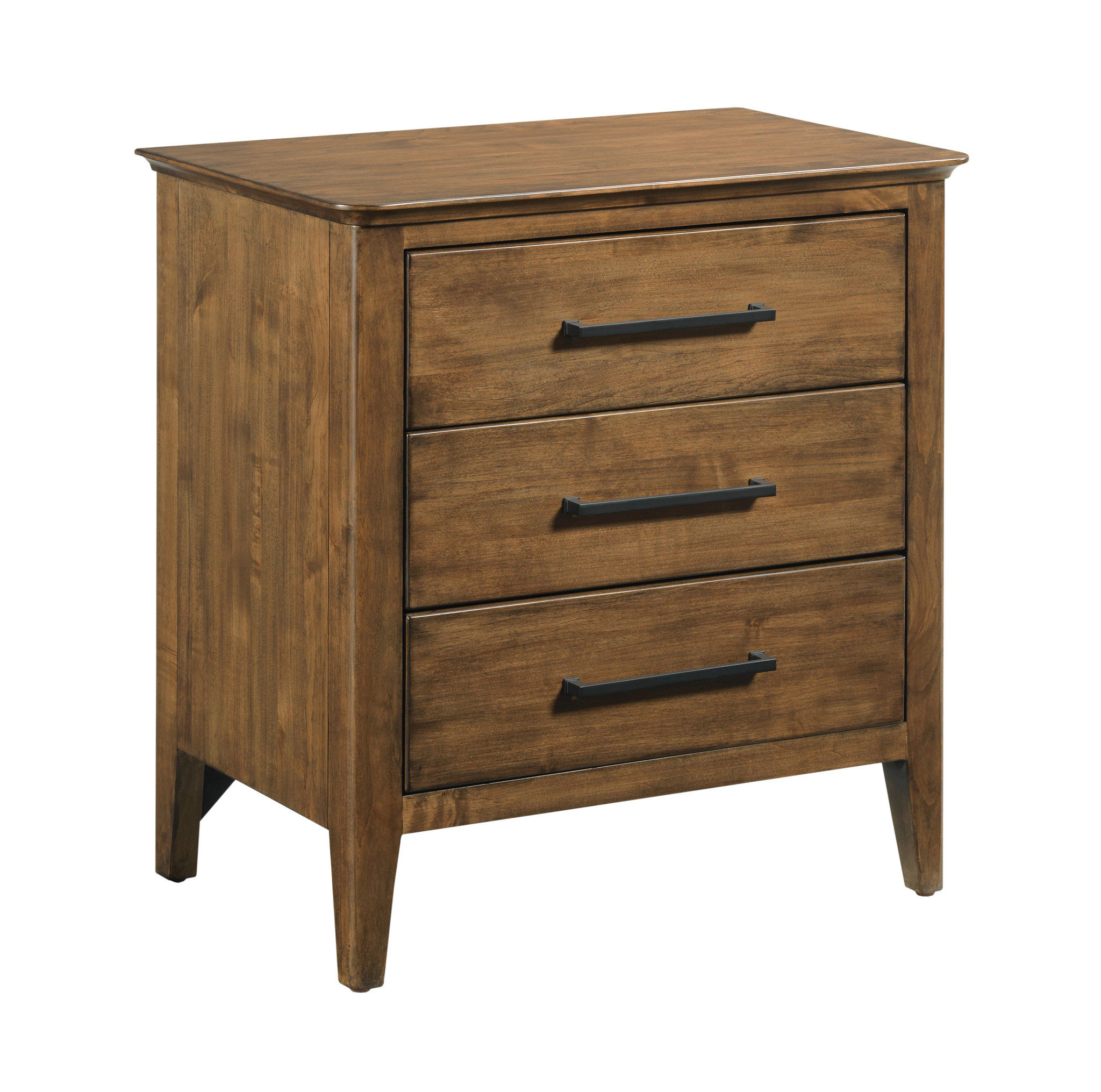 Red Barrel Studio® KEITHON THREE DRAWER NIGHTSTAND | Wayfair