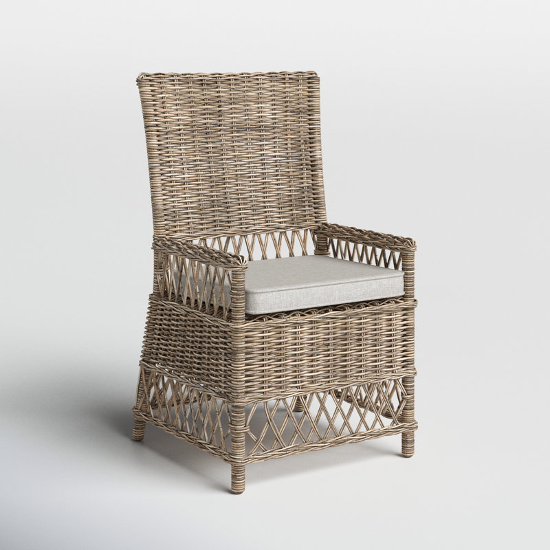Birch Lane™ Lynnford Wicker Arm Chair & Reviews | Wayfair