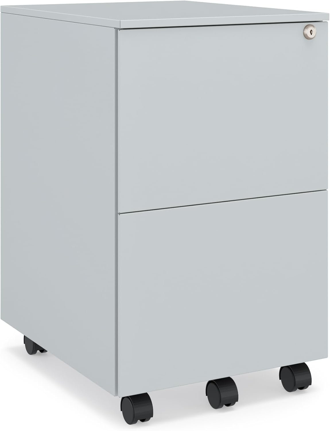 Hokku Designs 2 Drawer Vertical File Cabinet With Lock - Commercial ...