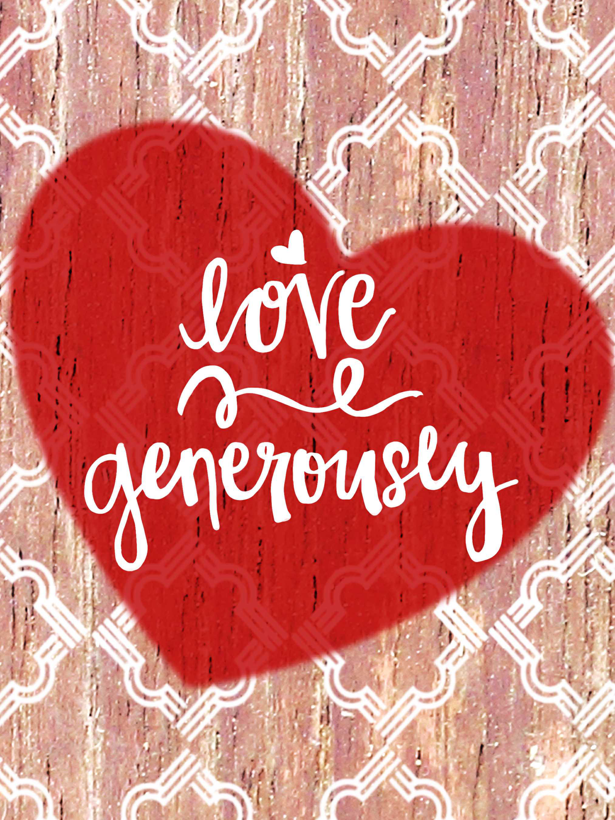 Trinx Love Generously - Wrapped Canvas Textual Art | Wayfair