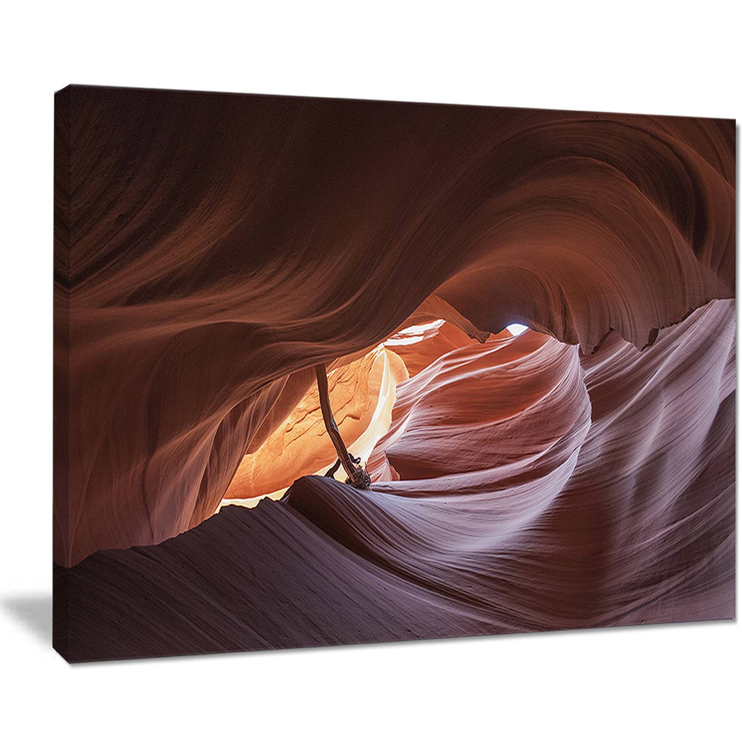 Design Art Cave in Antelope Canyon - Wrapped Canvas Graphic Art Print ...