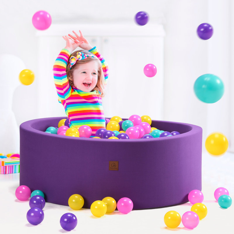 Beduma Home Purple Foam Baby Ball Pit (No Balls Included) | Wayfair